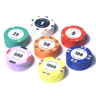 Factory Direct 10g Weight 40mm Diameter Ceramic Poker Chips with Custom ...