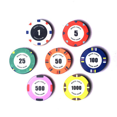 Factory Direct 10g Weight 40mm Diameter Ceramic Poker Chips with Custom ...