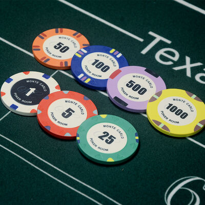 Factory Direct 10g Weight 40mm Diameter Ceramic Poker Chips with Custom ...